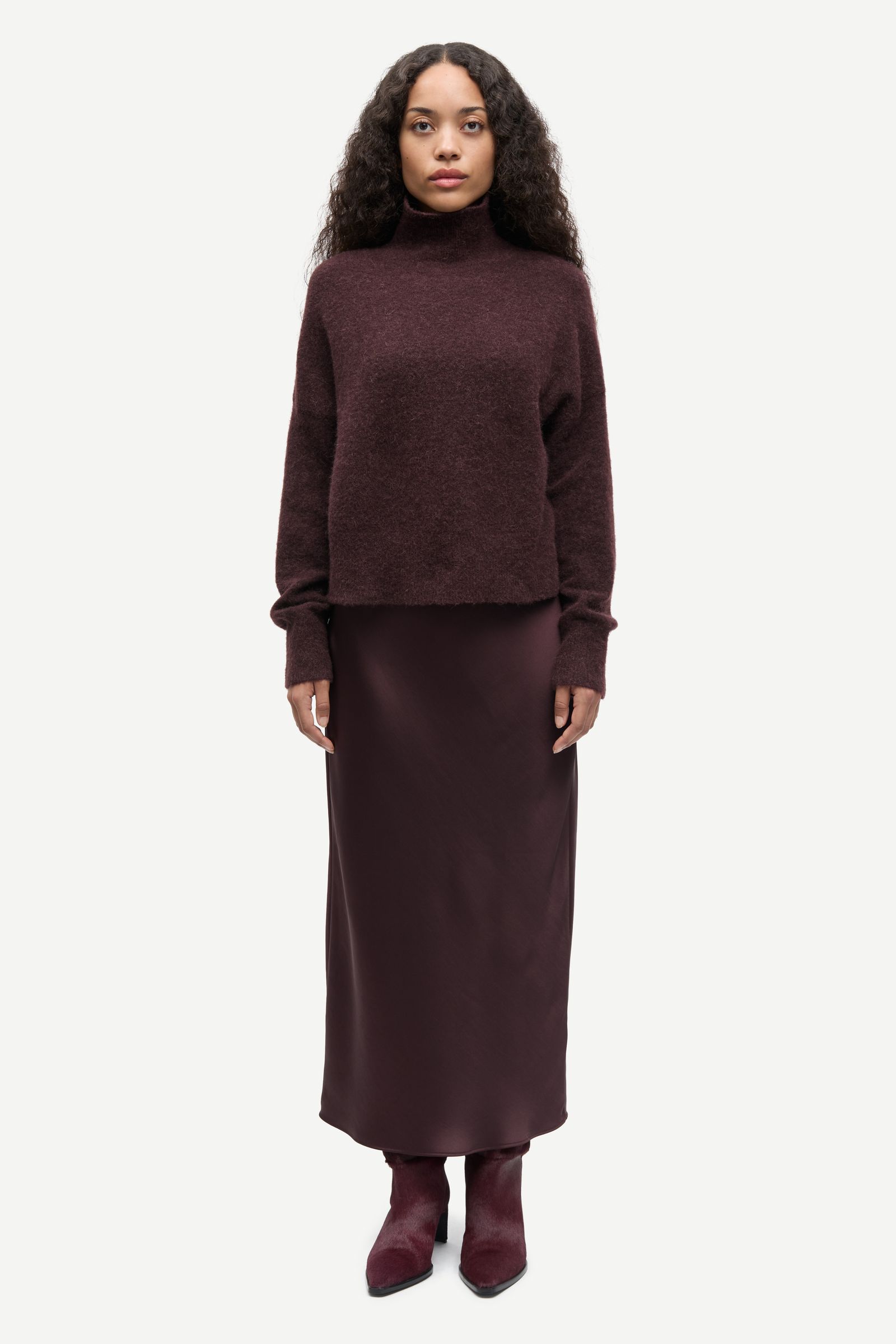 Saagneta long skirt 12956 Fudge | Samsøe Samsøe®