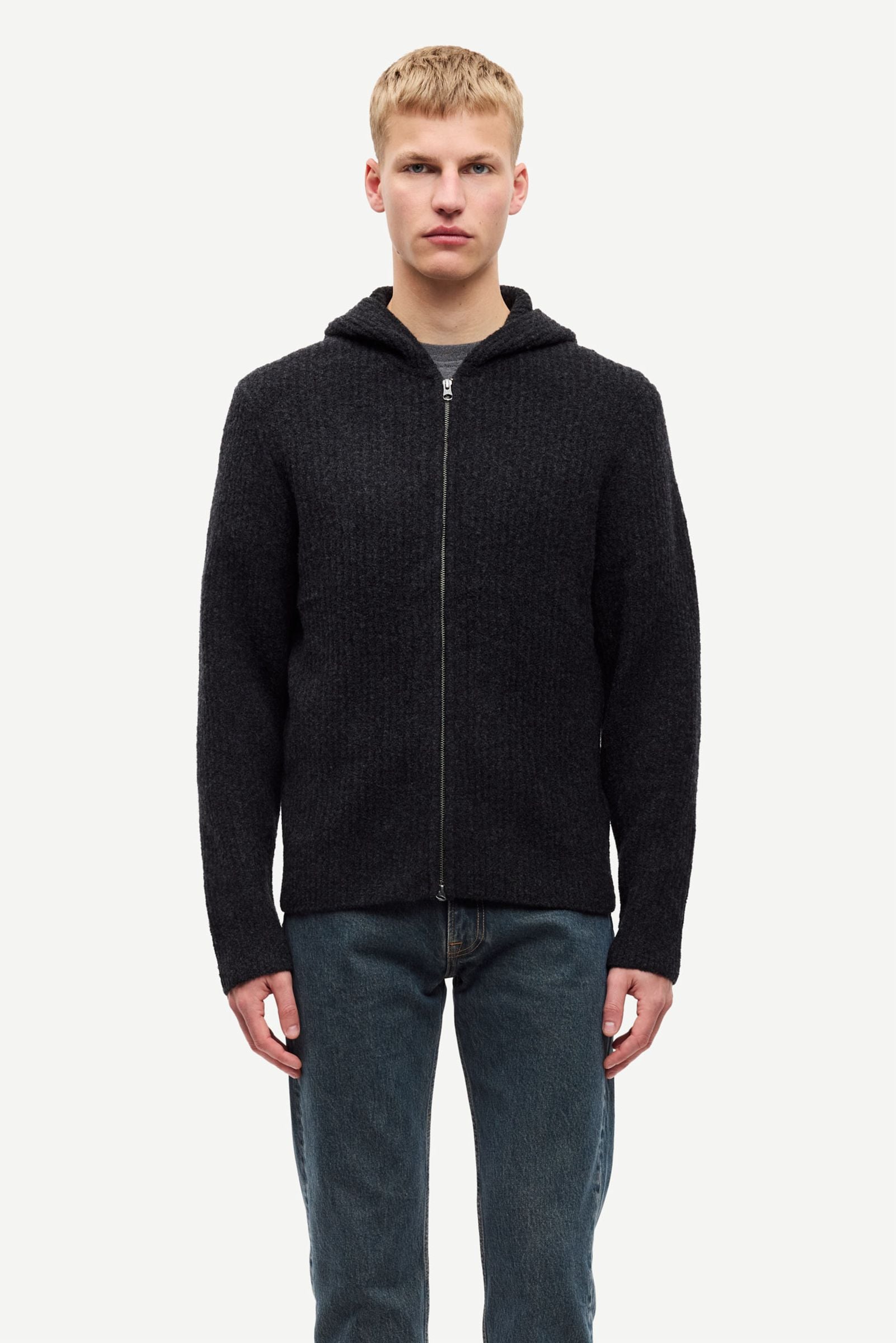 Sakoji Hoodie 15329 Black Mel. | Samsøe Samsøe®