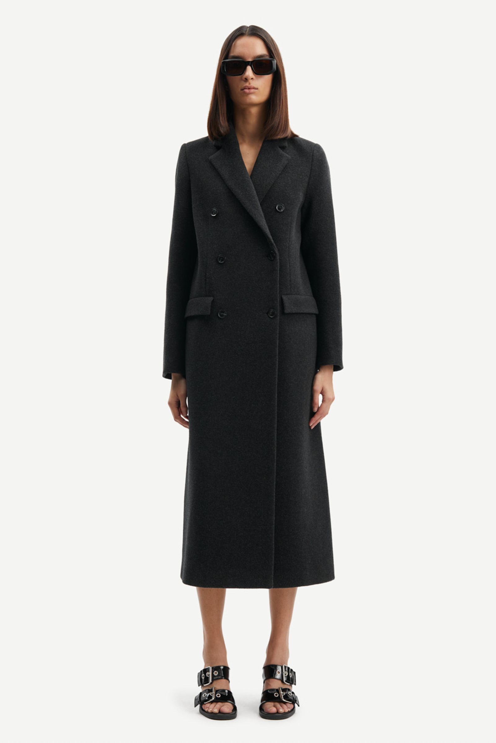 Falcon coat 11104 Phantom | Samsøe Samsøe®