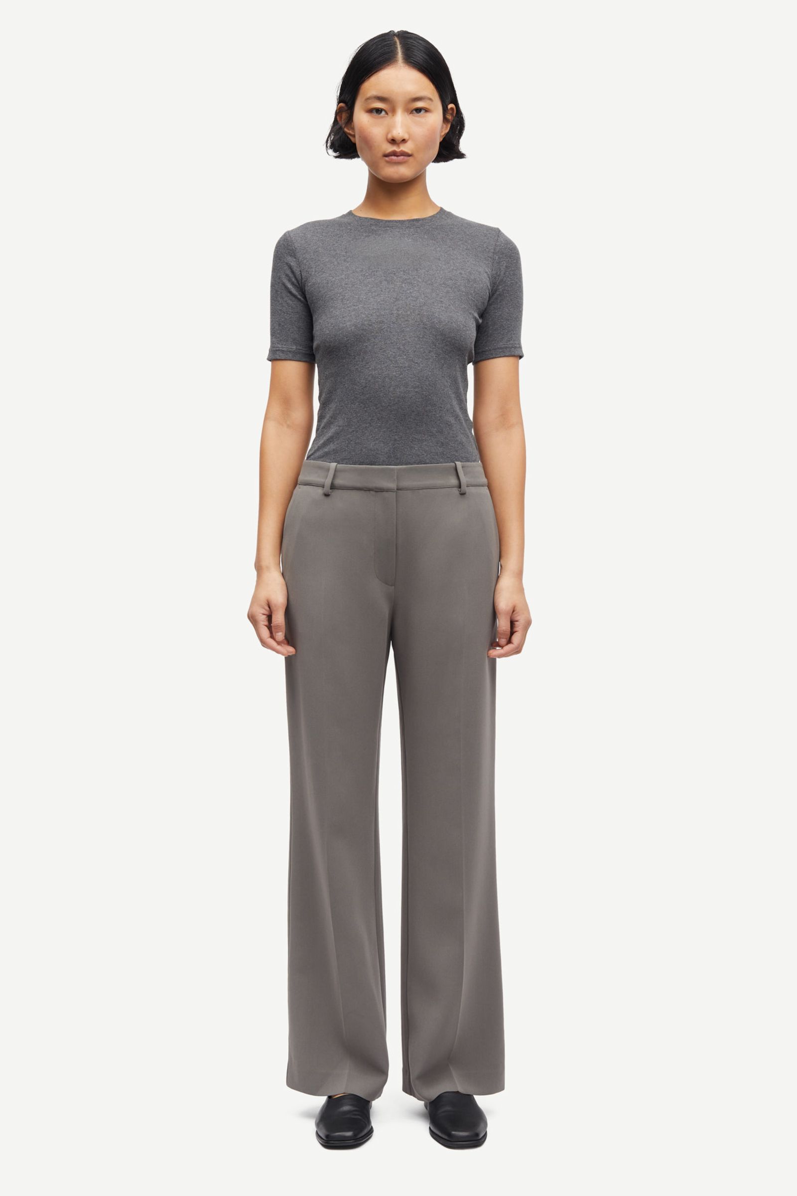 Salara trousers 15596 Dark Brindle | Samsøe Samsøe®