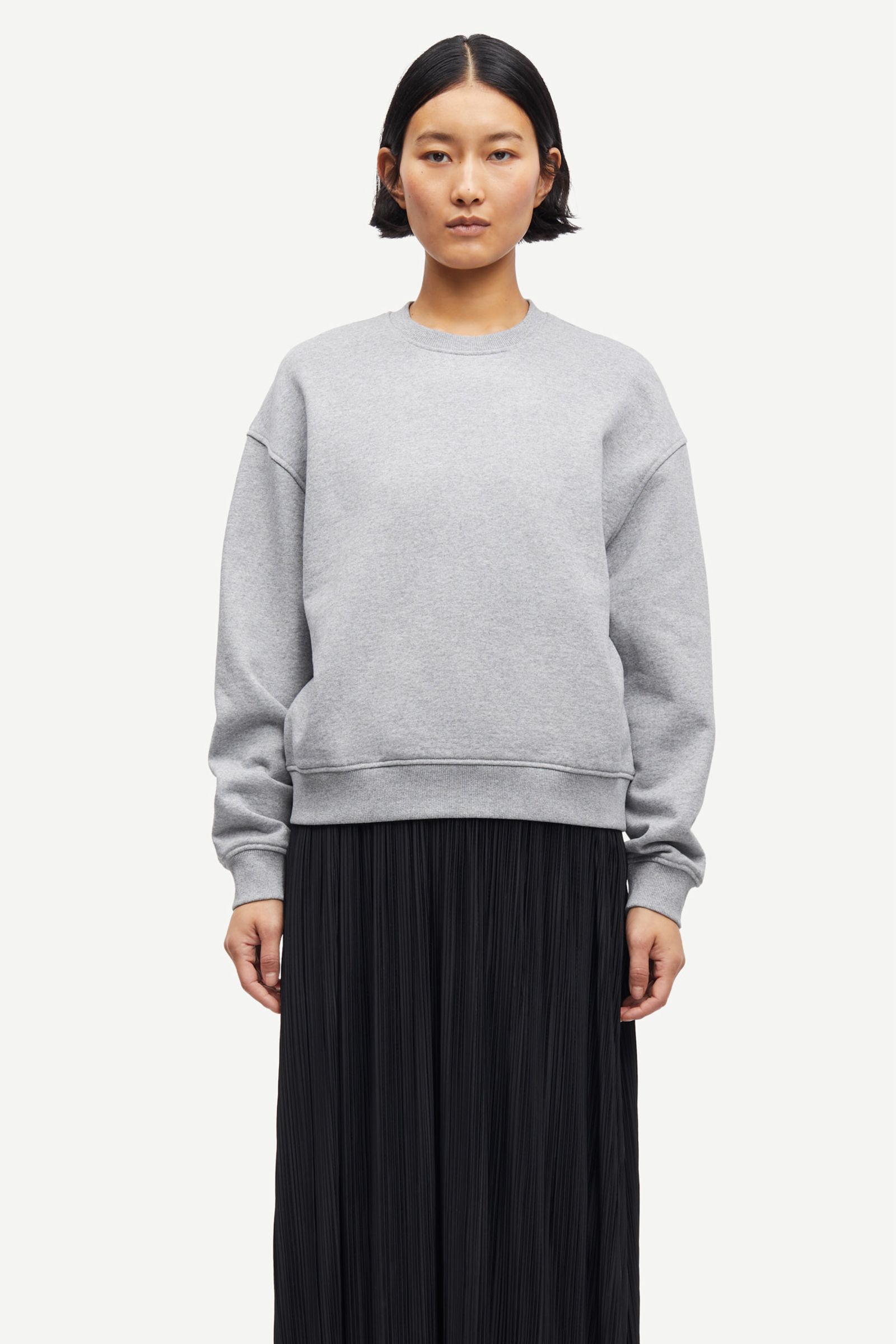 Savan sweat 15697 Grey mel. | Samsøe Samsøe®