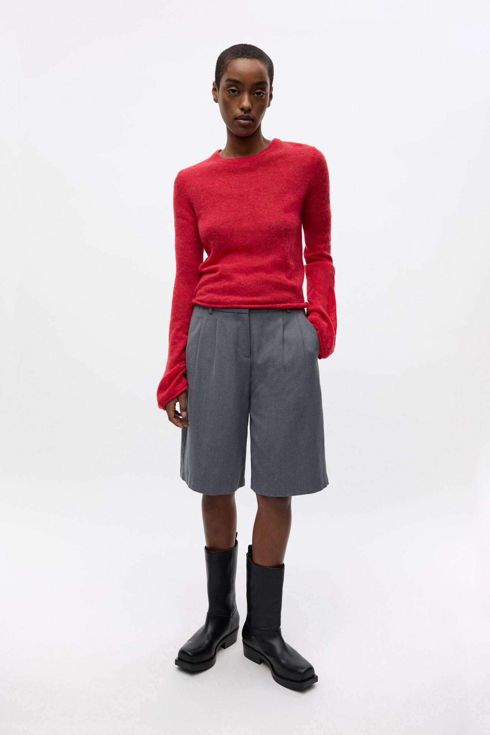 ENDORE SHORTS 7092 Mid Grey Mel | Envii®