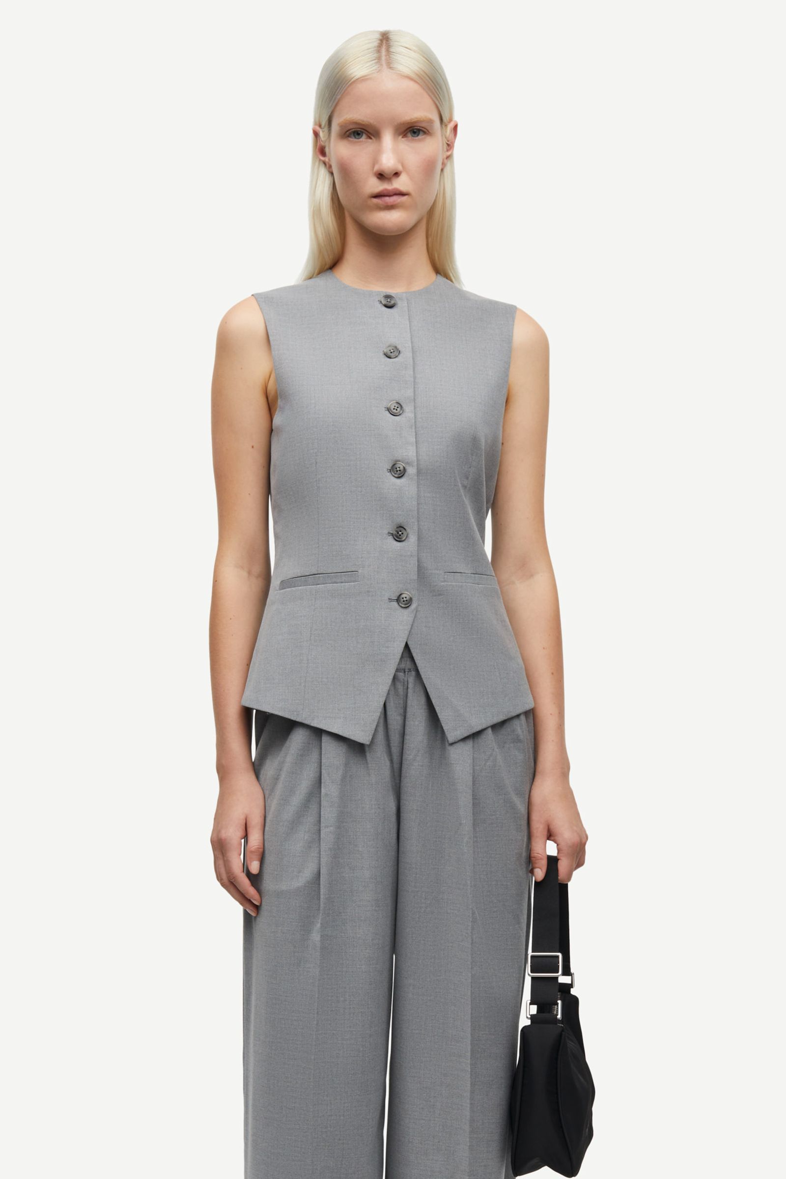 Saruma vest 15145 Grey mel. | Samsøe Samsøe®
