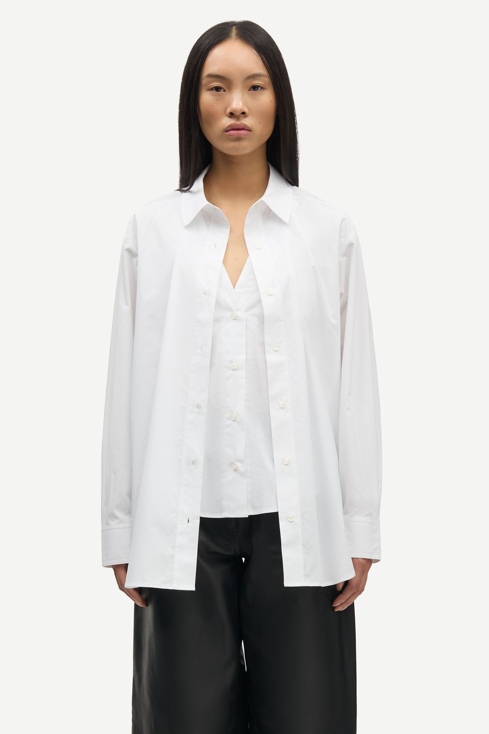 Samoon shirt 15756 White | Samsøe Samsøe®