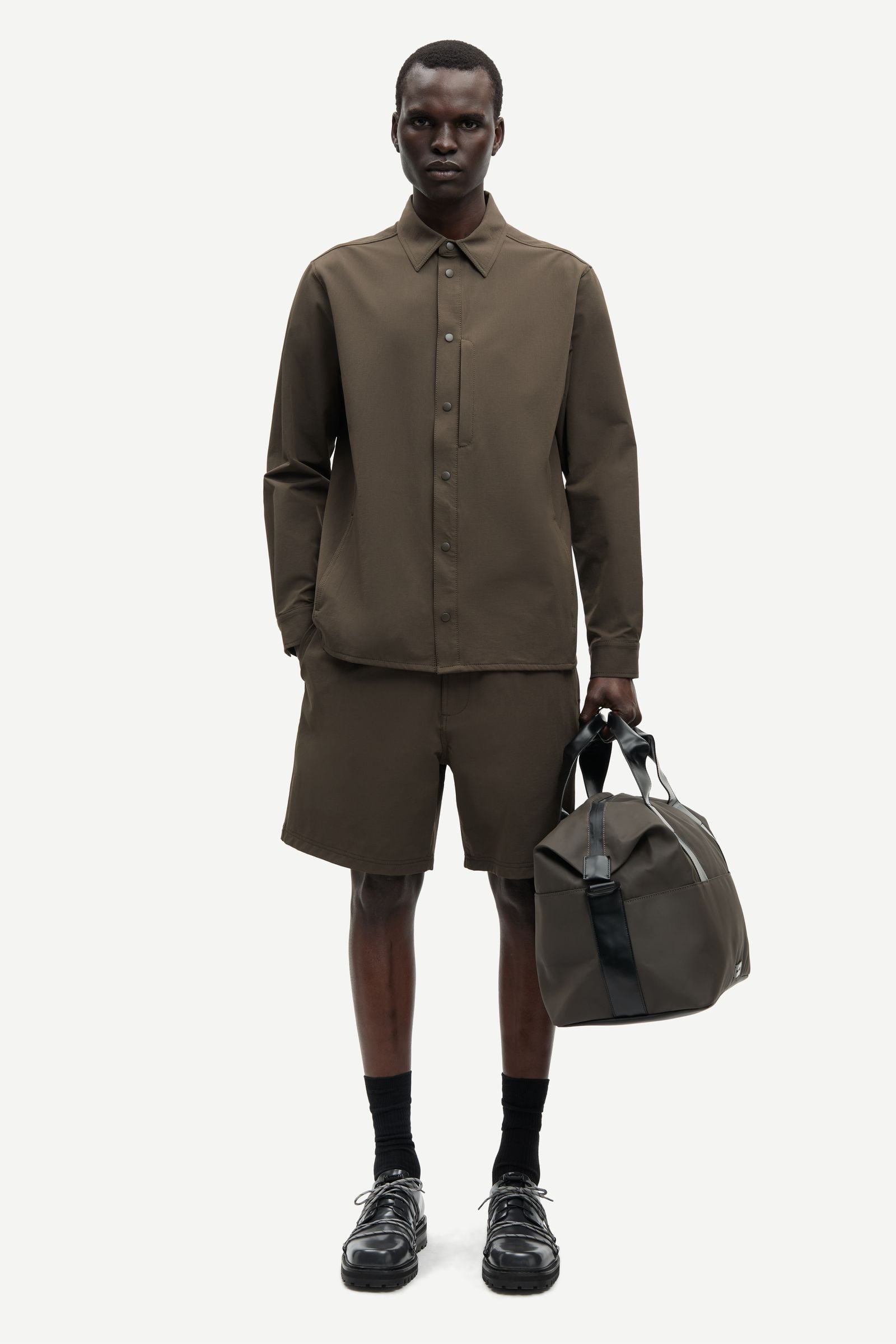 Sahammel X shorts 15913 Black Olive | Samsøe Samsøe®